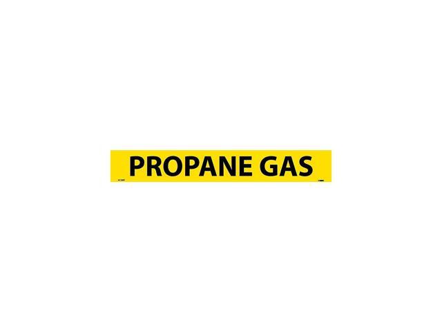 National Marker Pipemarker; Adhesive Vinyl Propane Gas 2X14 1 1/4" Cap ...
