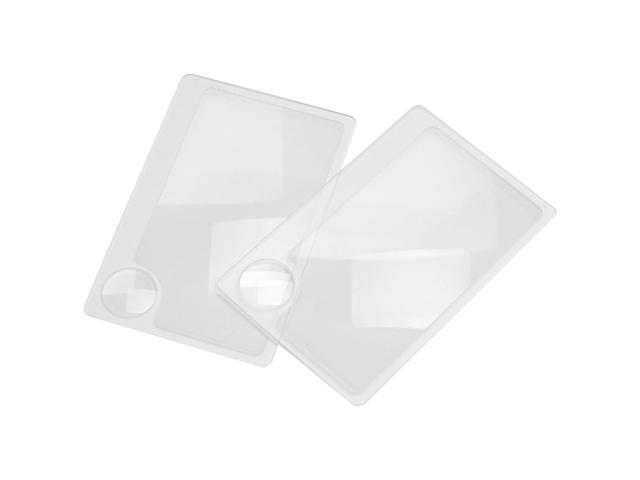 Carson Optical Credit Card-Size Magnifier with 6x Spot Lens 2-Pack ...