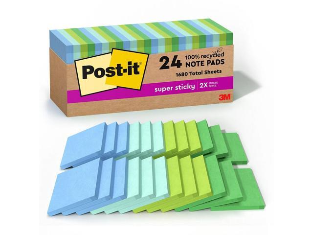 Post-it Notes 3" x 3" Beachside Café Collection 100 Sheet/Pad 12 Pads ...