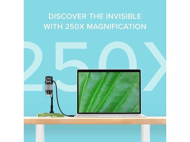 Plugable USB 2.0 Digital Microscope with Flexible Arm Observation Stand ...