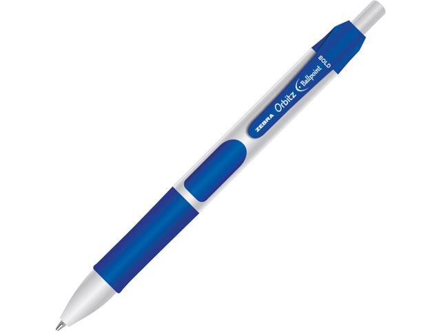 ZEBRA PEN CORP. Orbitz Retractable Ballpoint Pen Bold Blue Ink 1.6mm ...