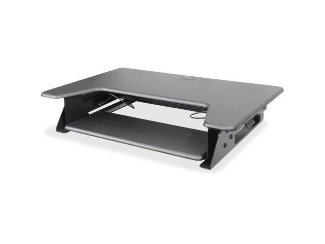 Kantek STS900 Sit To Stand Desktop Workstation, Black - Newegg.com