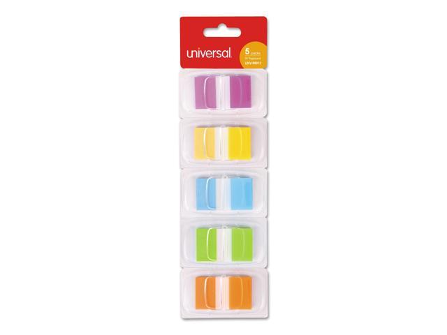 Universal Deluxe Pop-Up Page Flags 1" x 1 3/4" Assorted Colors 50/Pack ...
