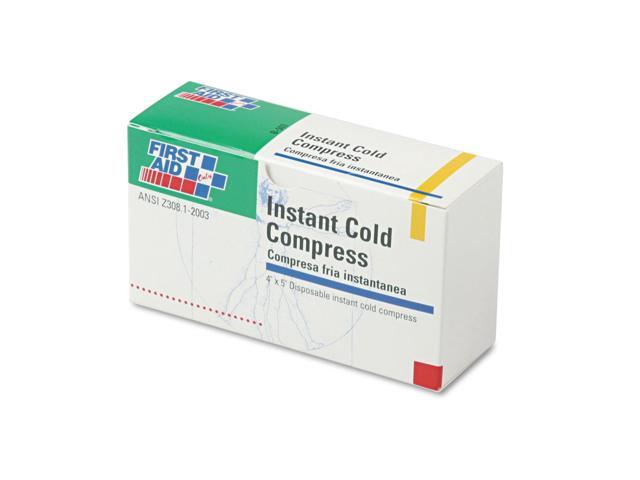 First Aid Only Instant Cold Compress 5 Compress/Pack 4" x 5" 5/Pack ...