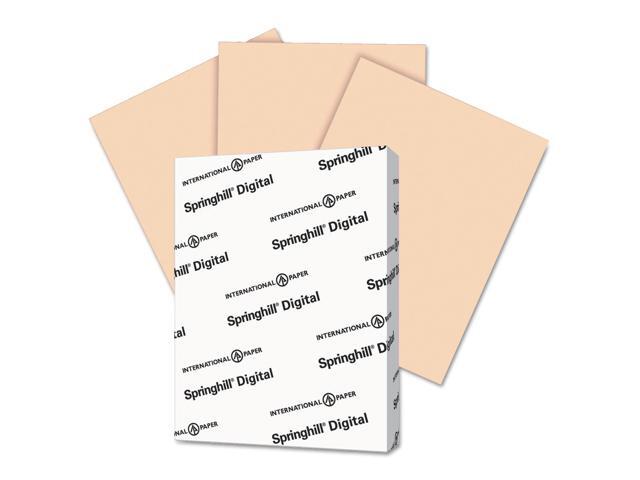 Springhill Digital Vellum Bristol Color Cover 67 lb 8 1/2 x 11 Peach ...