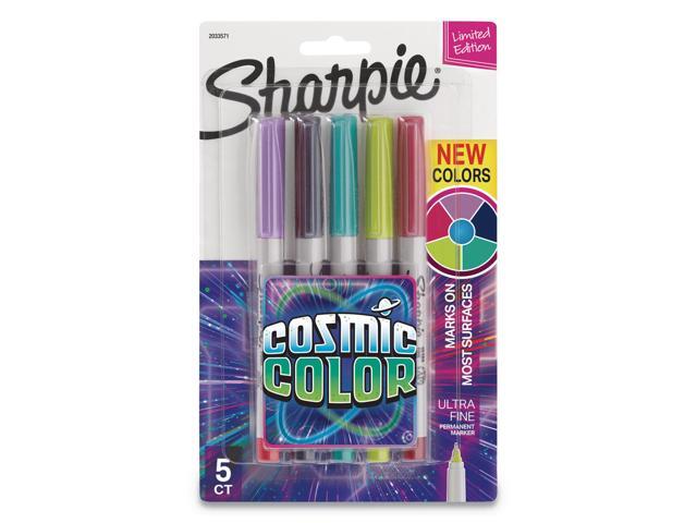 Sharpie Cosmic Color Permanent Markers Extra-Fine Needle Tip Assorted ...