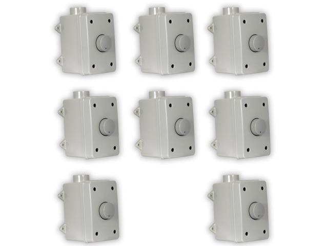 Theater Solutions OVCDG Outdoor Volume Controls Gray Weatherproof 8 ...