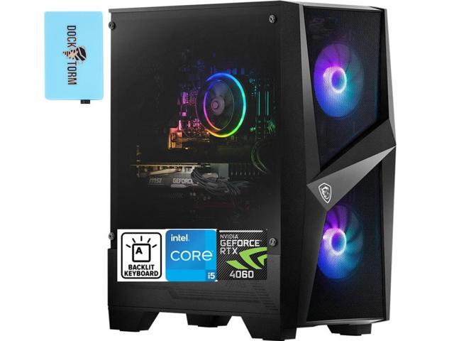MSI Codex R Gaming Desktop PC (6-Core Intel i5-12400F, GeForce RTX 4060 ...