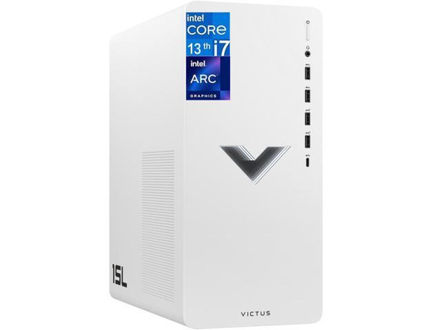 HP Victus 15L Gaming & Business Desktop PC (Intel i7-13700 16-Core, 16GB RAM, 8TB PCIe SSD ...