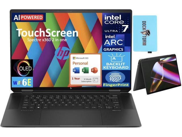HP Spectre x360 AI Powered 2-in-1 Laptop 16.0" Touchscreen OLED 2.8K ...