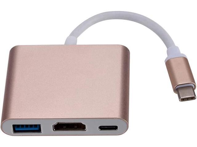USB Hub 3 in 1 USB C Hub PD USB 3.0 Multiport Adapter USB 3.1 Type C ...