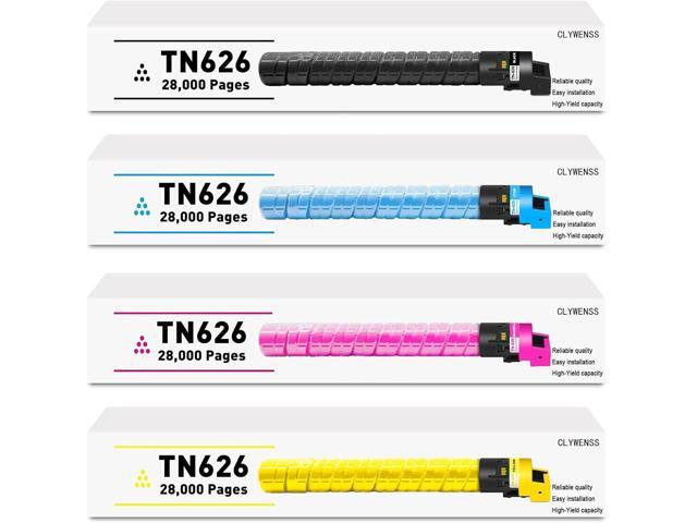 CLYWENSS Compatible TN-626 TN626 Toner Cartridge Replacement for Konica ...