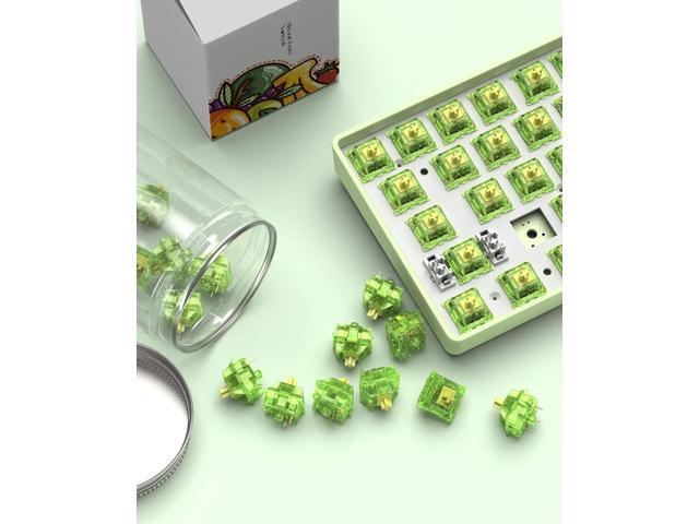 MAGIC-REFINER Diced Fruit Kiwi Switches, 3 Pin 50gf Tactile Switch Set ...