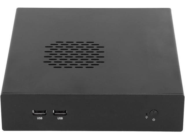 Micro ITX PC Case Black, Mini ITX Case Aluminum Computer for 17x17cm ...