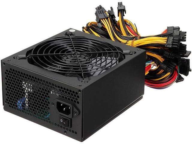 1800W PC Power Supply Miner Power Graphics Card PSU ATX Mining Machine ...