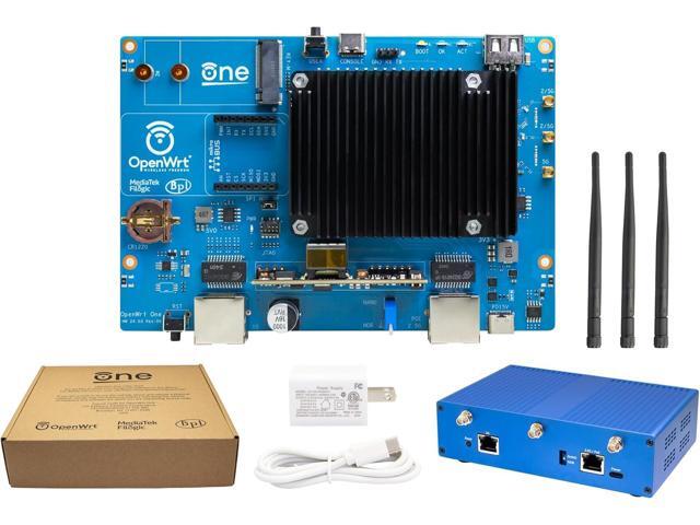 WayPonDEV Banana Pi WiFi 6 OpenWrt One Router Board, Wireless Dual Band ...