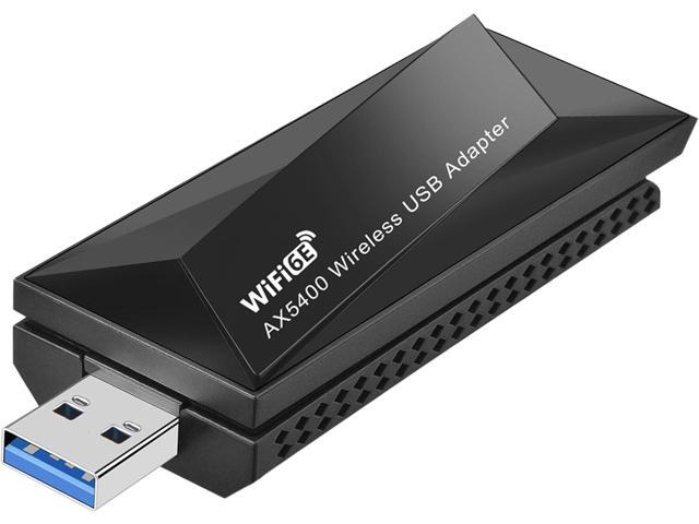 WiFi 6E Adapter Wireless USB for PC - AXE5400 Tri-Band 6G/5G/2.4G WiFi ...