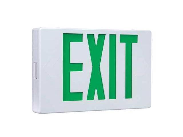 COOPER LIGHTING APX7G COOPER LIGHTING Plastic LED Exit Sign with ...