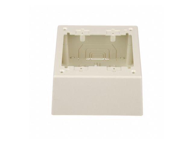 PANDUIT JBP2DIW Deep Junction Box, Gang, 2 Gang, PVC - Newegg.com