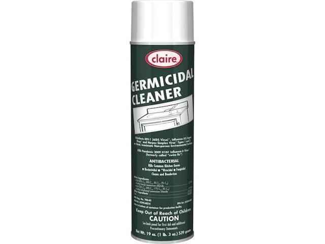 CLAIRE CL873 Germicidal Disinfectant Cleaner, 20 oz. Aerosol Can ...