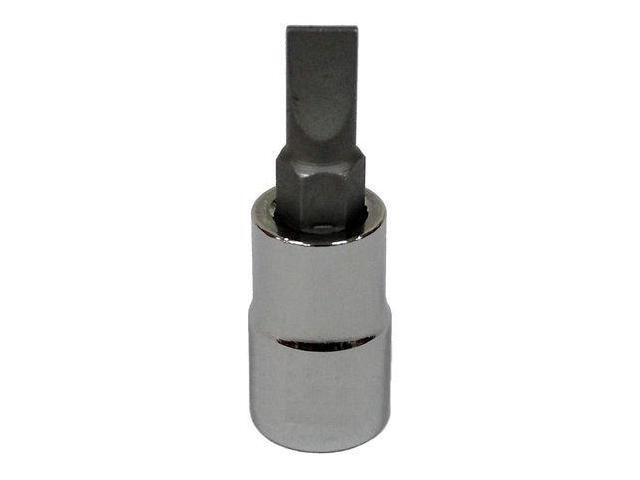 WESTWARD 20HX15 1/4 in Drive Slotted Socket Bit SAE 5/16 in Tip, 1 3/8 ...