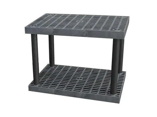 STRUCTURAL PLASTICS S3624B Freestanding Plastic Shelving, Open Style ...