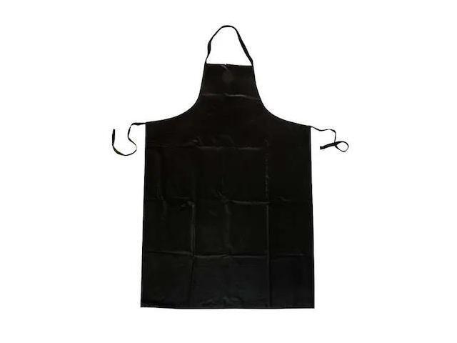 CONDOR 4T296 Chemical Resistant Bib Apron, Nitrile Rubber/Polyester, 16 ...