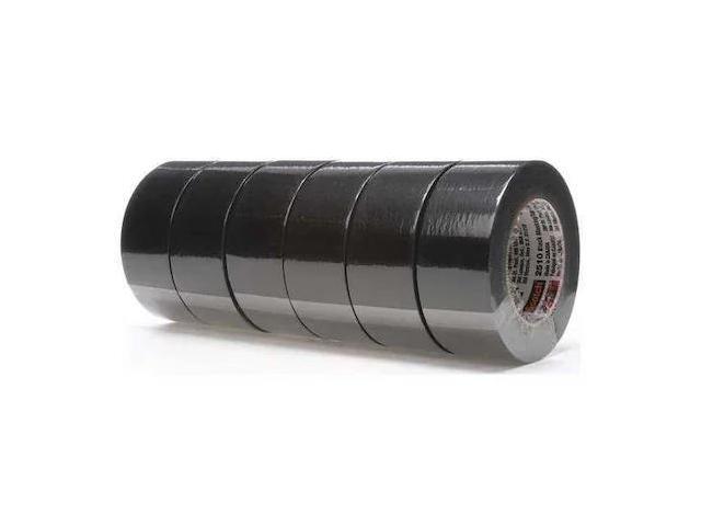 3M 2510 Masking Tape, 48 mm W x 55 m L, 5.3 mil Thick, Black, Rubber ...