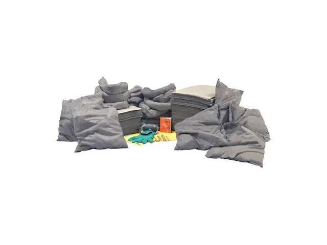 CONDOR 35ZR77 Spill Kit Refill, 55 gal Volume Absorbed per Kit, 65 gal ...