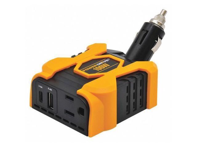 Power Drive Inverter, 115VAC, 13.8VDC, 100W PD100D - Newegg.com