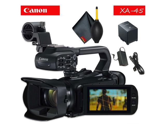 Canon XA45 Professional UHD 4K Camcorder Base Accessory Bundle - Newegg.com