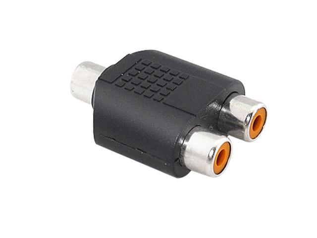 Unique Bargains Mini RCA Plug to dual RCA Jacks Splitter Adapter New ...