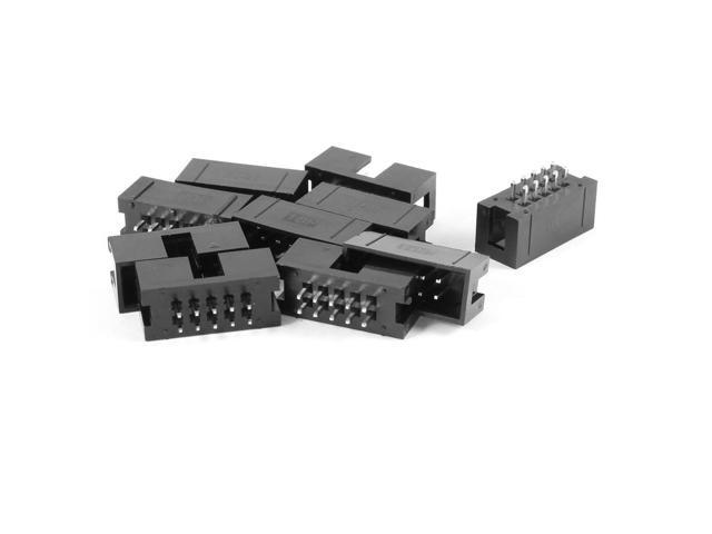 Unique Bargains 10 x 2.54mm Pitch 2x5 Pin Dual Rows IDC Box Connector ...