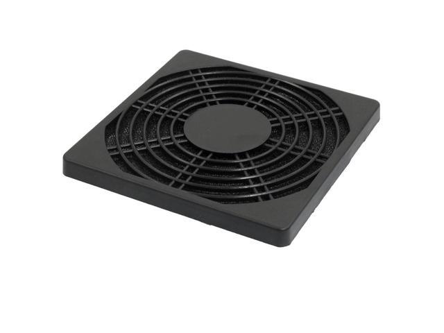 Unique Bargains Black Plastic Dustproof Filterable 120mm Fan Filter ...