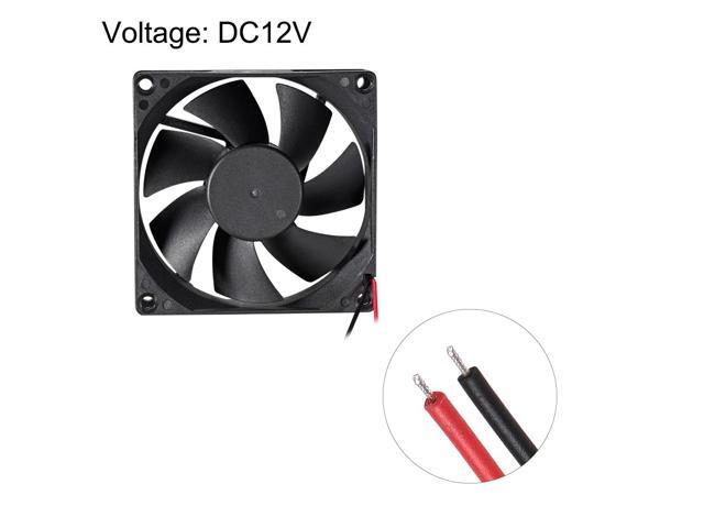 SNOWFAN Authorized 80mm x 80mm x 25mm 12V Brushless DC Cooling Fan ...