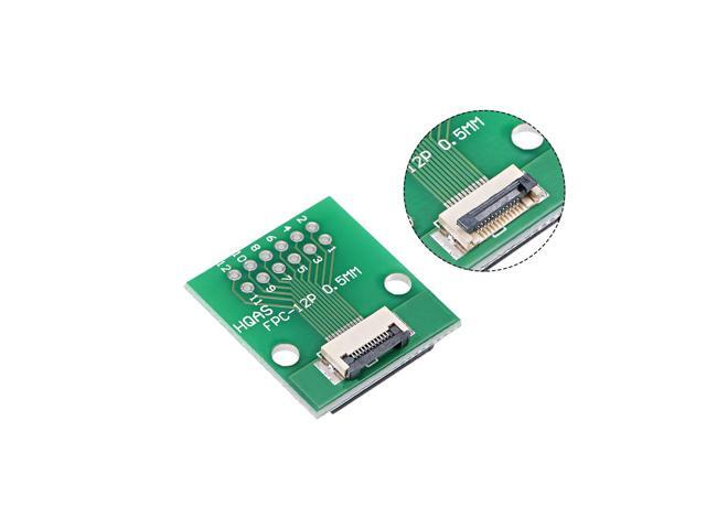 FFC FPC 12 Pin 0.5mm Pitch to DIP 1.0mm PCB Converter Board Couple ...