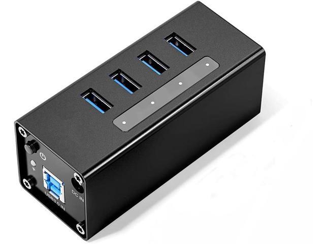 Aluminum 4 Port USB3.0 Splitter USB HUB Support BC1.2 Charging with ...