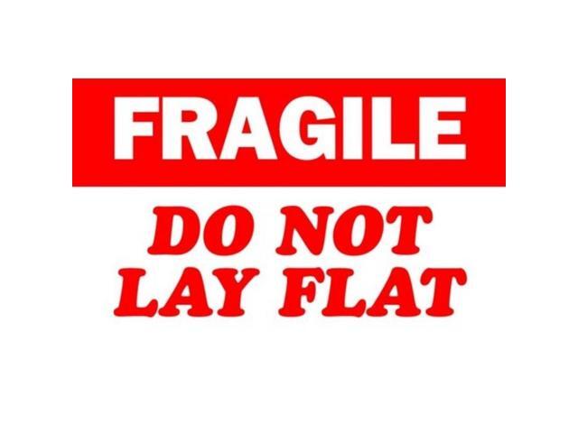 3" x 5" Fragile Do Not Lay Flat Labels (500 per Roll) - Newegg.com