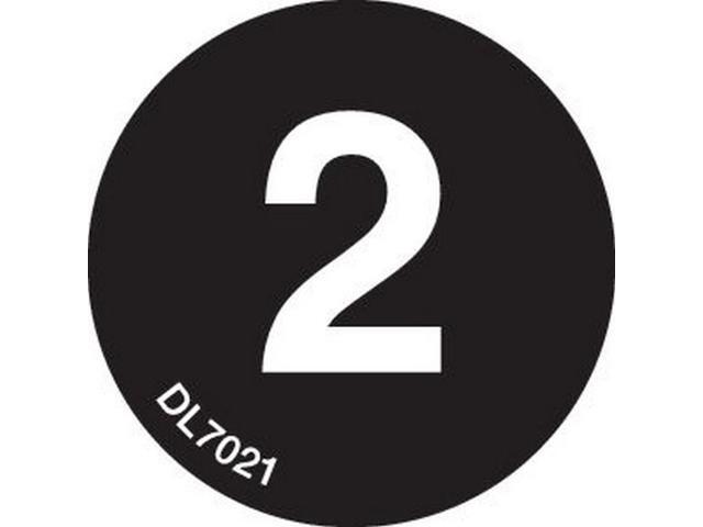 1" Diameter number 2 circle labels (500 per Roll) - Newegg.com
