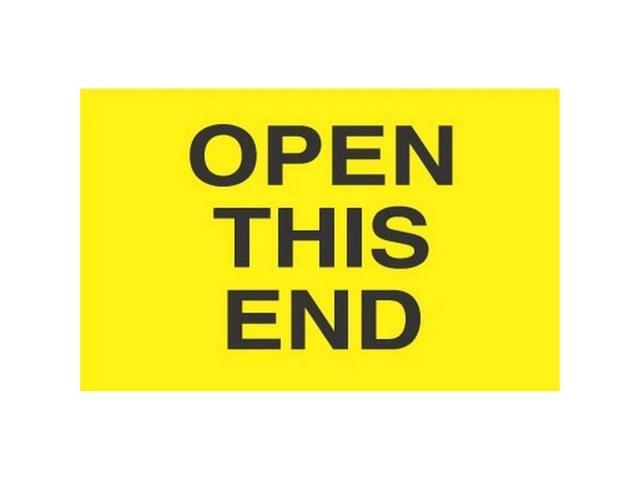 3" x 5" Open This End Labels (500 per Roll) - Newegg.com