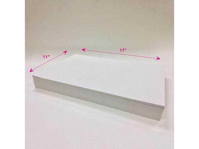 11" x 17" White 20# Stock Non-Impact Laser & Copier Paper (Carton of ...