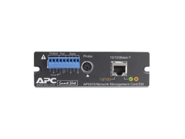 APC AP9619 UPS Network Management Card w/ Environmental Monitoring ...