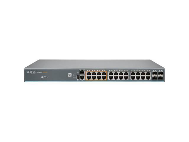 Juniper EX2300-24MP Layer-3 24-Ports 1U Rack Mount Managed Switch ...