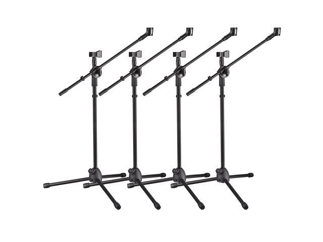 4pcs 360-degree Rotating Microphone Stand Dual Mic Clip Boom Arm ...