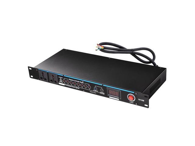 10 Outlets G-type Rack Mountable 30 Amp Power Conditioner with LED ...