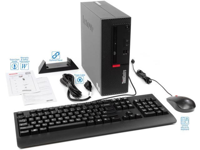 Lenovo ThinkCentre M710e Small Form Desktop, Intel Quad-Core i5-7400 ...