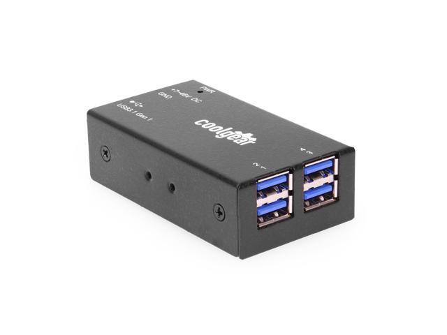 Coolgear Compact 4-Port USB 3.2 Gen 1 Micro Hub for Industrial Use ...