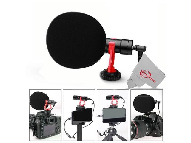 Vivitar Universal Mini Microphone Mic-603C for Canon EOS 5D Mark IV 6D ...