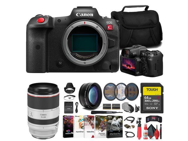 Canon EOS R5 C Mirrorless Cinema Camera + Canon 70-200mm Lens + 64GB ...