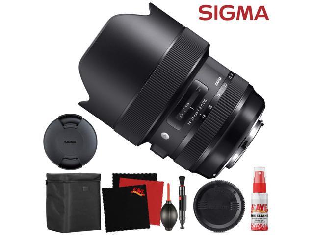 Sigma 14-24mm f/2.8 DG HSM Art Lens for Nikon F (212955) and Cleaning ...